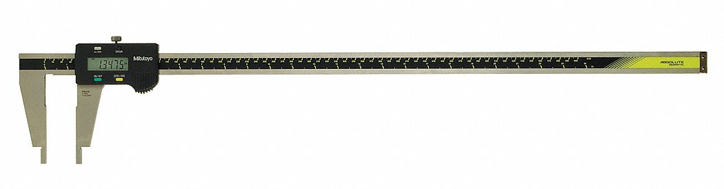 MITUTOYO Nib Jaw Digital Caliper, Range 0 in to 24 in, 0 to 600 mm, IP ... MITUTOYO Nib Jaw Digital Caliper, Range 0 in to 24 in, 0 to 600 mm, IP ...