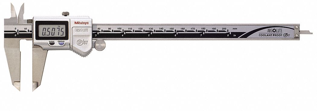 Digital Caliper, SPC Output No, Accuracy +/-0.001 in, Resolution 0.0005 ...