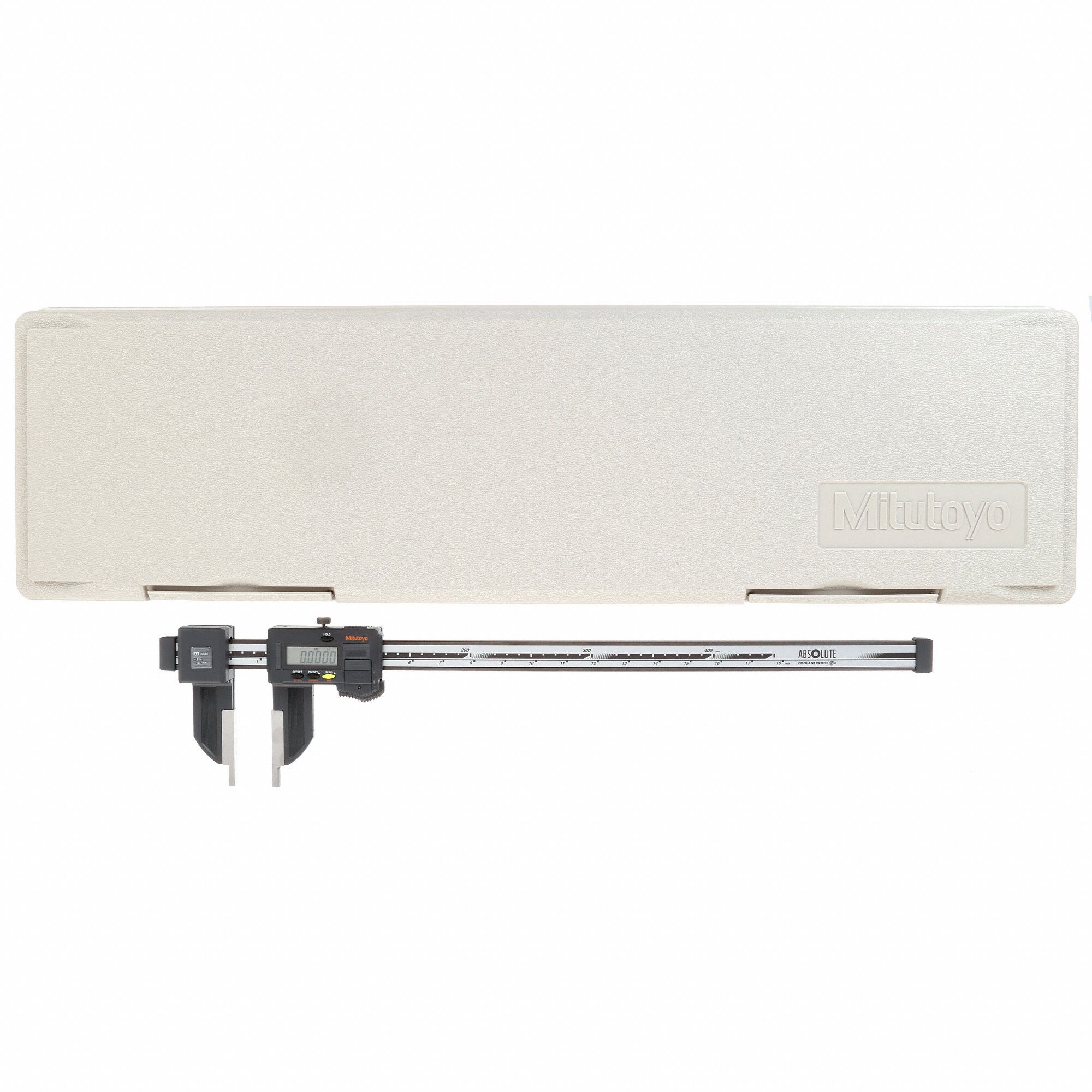 MITUTOYO Long Range Digital Caliper: 0 in to 18 in/0 to 450 mm Range ...