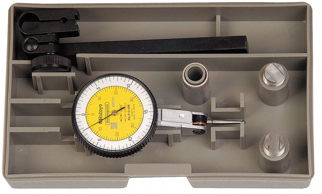 MITUTOYO Horizontal Dial Test Indicator: Horizontal, 0 in to 0.7 in/0 ...