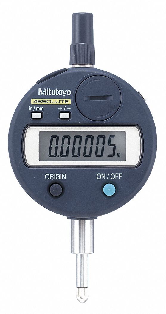MITUTOYO Digital Indicator: 0 in to 0.5 in Range, IP42, ±0.0001 in ...