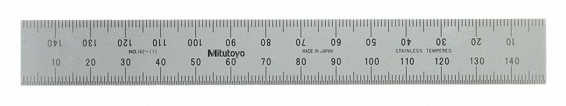 MITUTOYO RULE STEEL 150MM - Rules and Straight Edges - MTT182-111 | 182 ...