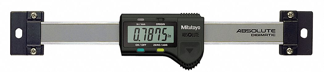MITUTOYO Horizontal Digital Scale Unit, Range 0 in to 8 in/0 to 200 mm ...