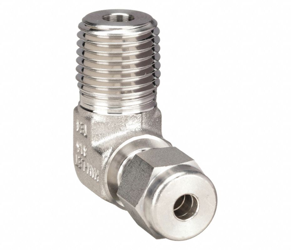 HAM-LET Acero Inoxidable 316 LET-LOK® x MNPT Codo Macho, 90°, 5/32 ...