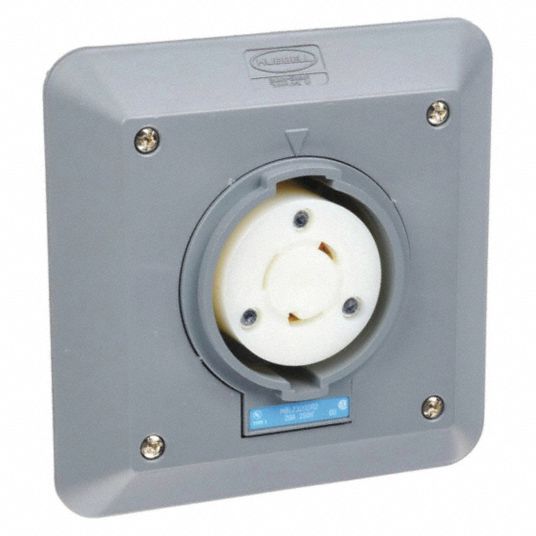 L6-20R, 20 A, Locking Receptacle - 4CT70|HBL2320SR2 - Grainger