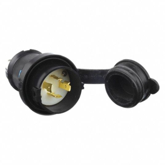 L15-20P, 20 A, Watertight Locking Plug - 4CT97|HBL2421SW - Grainger