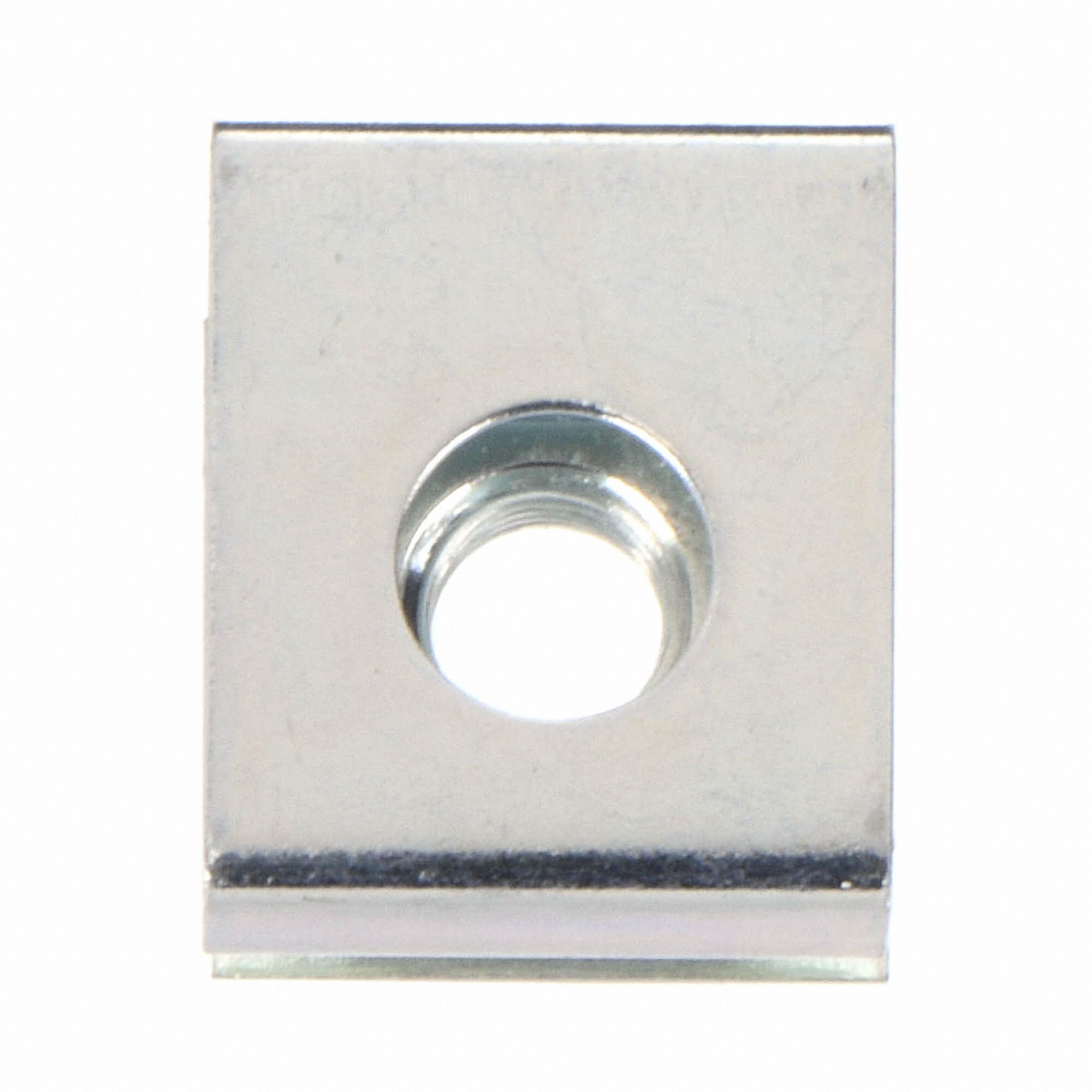 GRAINGER APPROVED #10-32 G Style Spring Nut, Zinc Plated, Steel, PK10 ...