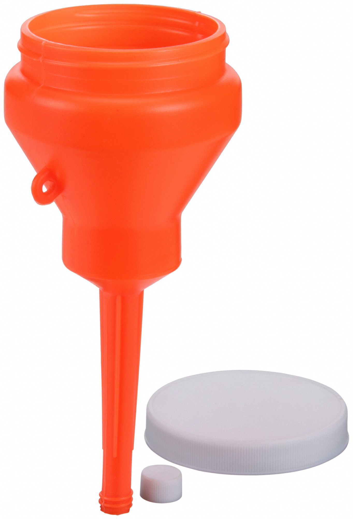 FUNNEL KING Capped Funnel: Polyethylene, 32 fl oz Fluid Capacity, 3 in ...