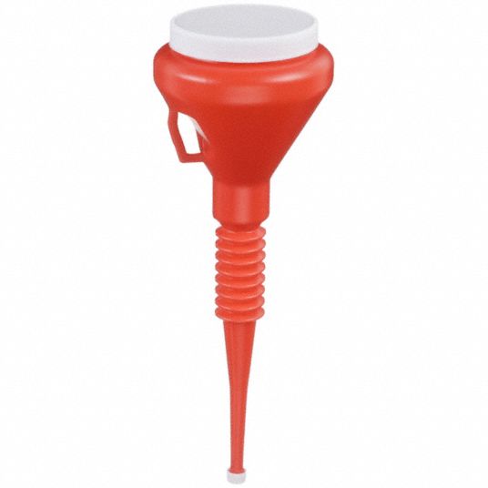 Polyethylene, 48 fl oz Fluid Capacity, Capped Funnel - 4CUL9|32130 ...