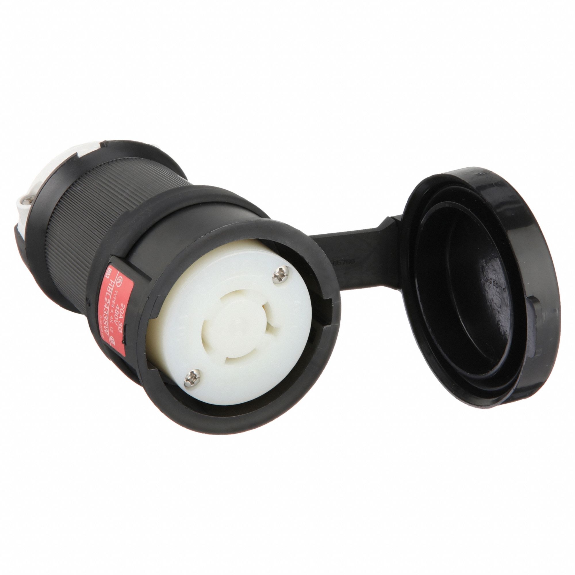 L16-20R, 20 A, Watertight Locking Connector - 4CV07|HBL2433SW - Grainger