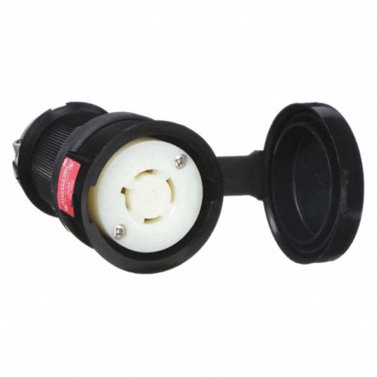 L16-20R, 20 A, Watertight Locking Connector - 4CV07|HBL2433SW - Grainger