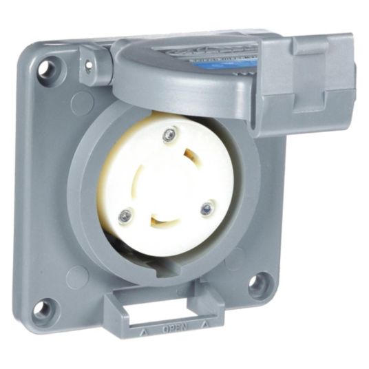 L6-30R, Non-Flanged, Watertight Locking Receptacle - 4CV27|HBL2620SW ...