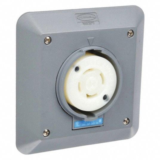 L15-30R, 30 A, Locking Receptacle - 4CV42|HBL2720SR2 - Grainger