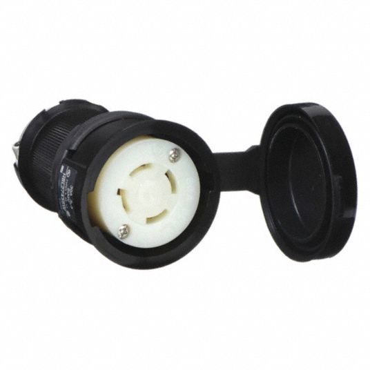 L17-30R, 30 A, Watertight Locking Connector - 4CV62|HBL2743SW - Grainger