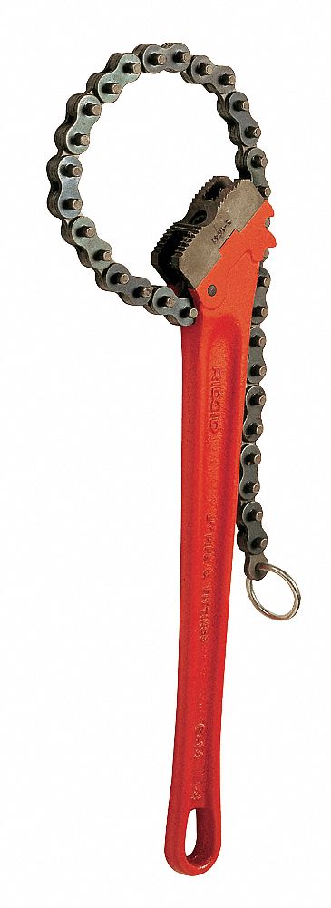 Chain Wrench, Alloy Steel, Overall Length 12 7/8 in - Grainger