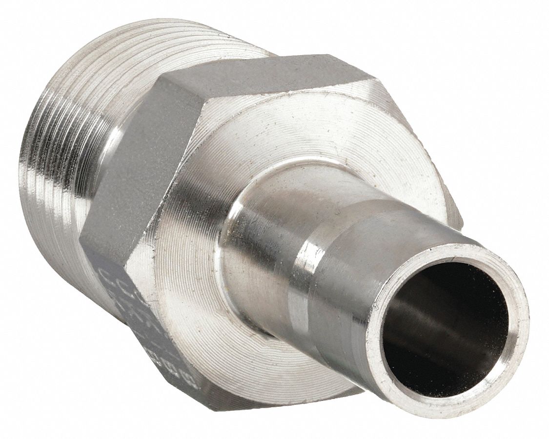 PARKER, 3/8 in OD x 3/8 in Pipe Fitting Size, Compression x MNPT ...