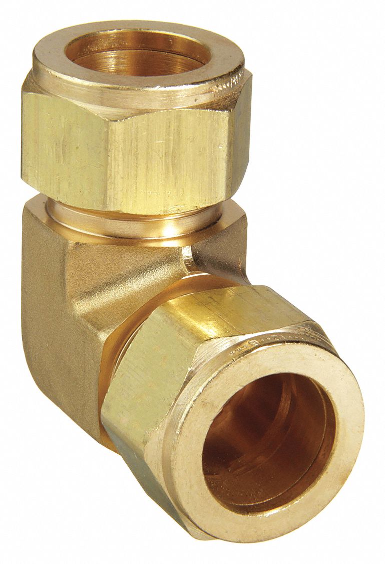 PARKER, 3/4 in OD x 3/4 in OD Size, Compression x Compression ...