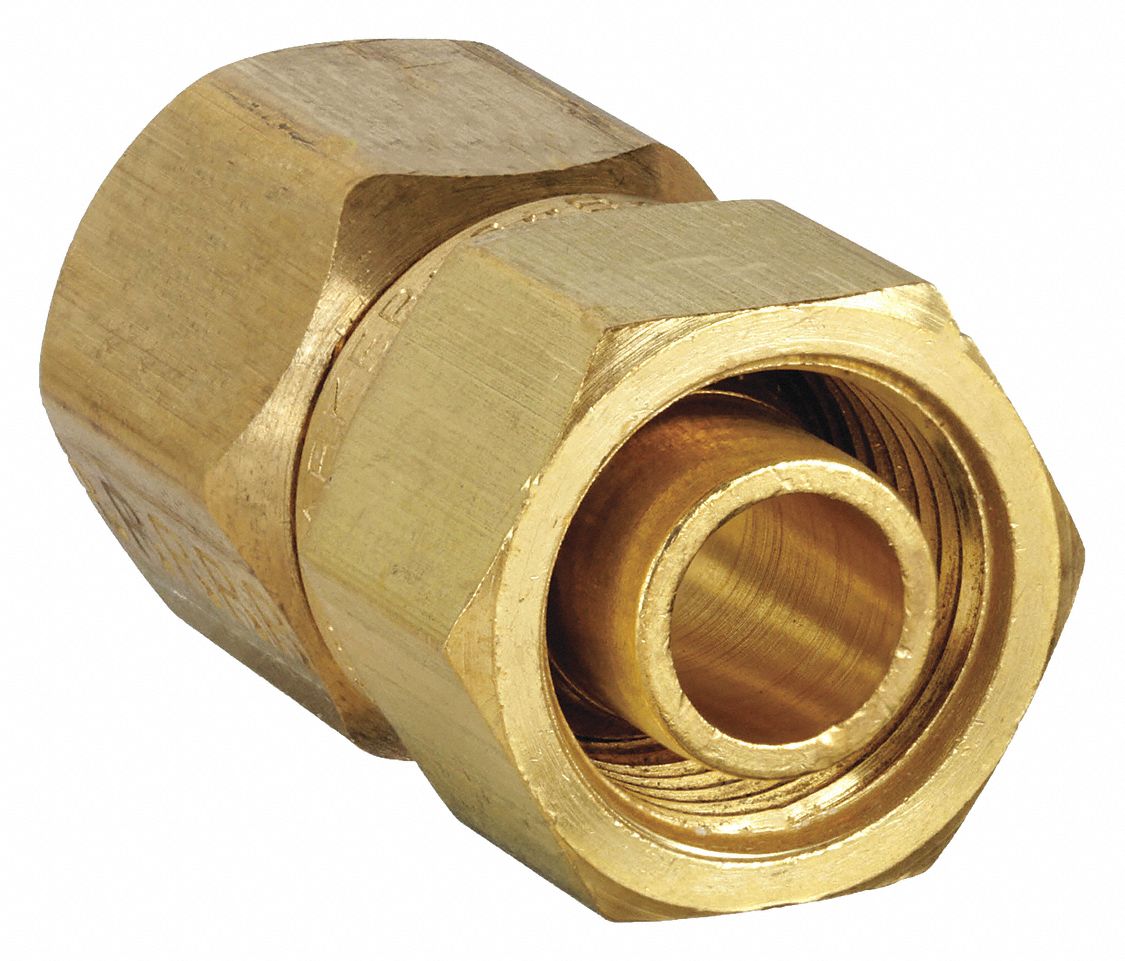 PARKER, Flare Connector, 37 Degrees - 4CXL2|6-6 X6HBZ6-B - Grainger