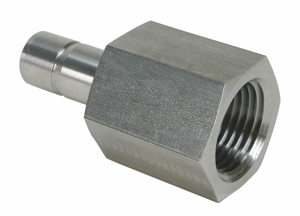 PARKER Tube End Female Adapter: 316 Stainless Steel, Compression x FNPT ...