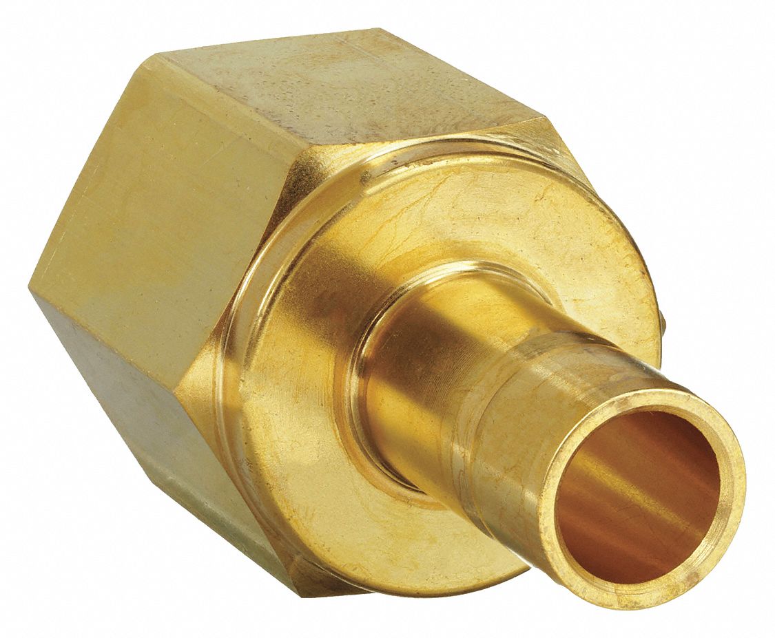 PARKER, 1/4 in OD x 1/4 in Pipe Size, Compression x FNPT, Compression ...