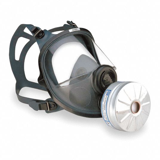 Gas Mask, M/L, Includes Chemical, Biological Canister, Belt Mounted ...