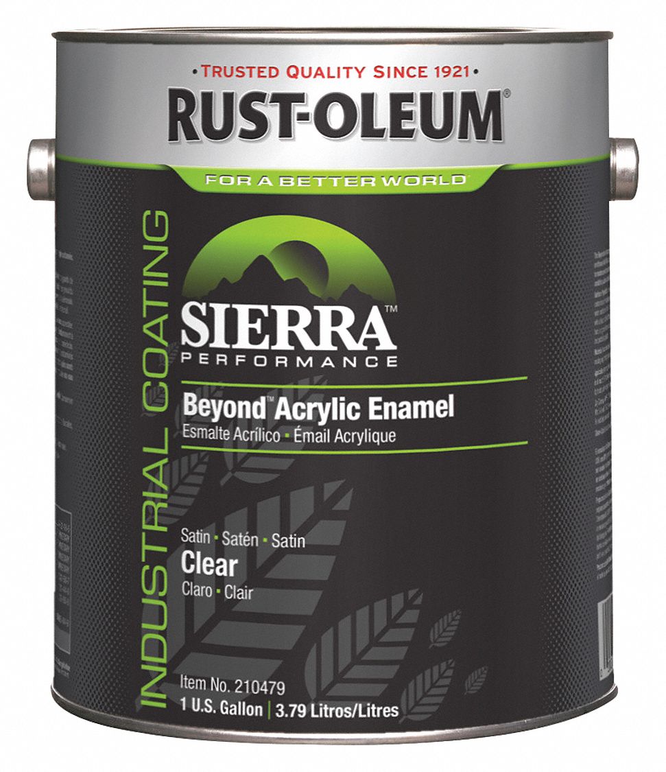 RUST-OLEUM, Exterior/Interior, Low VOC, Acrylic Coating - 4CY43|210479 ...