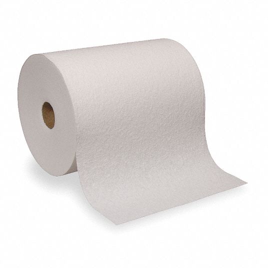 Shop Towel Roll, goRag®, 10 in, White, PK 6 - Grainger