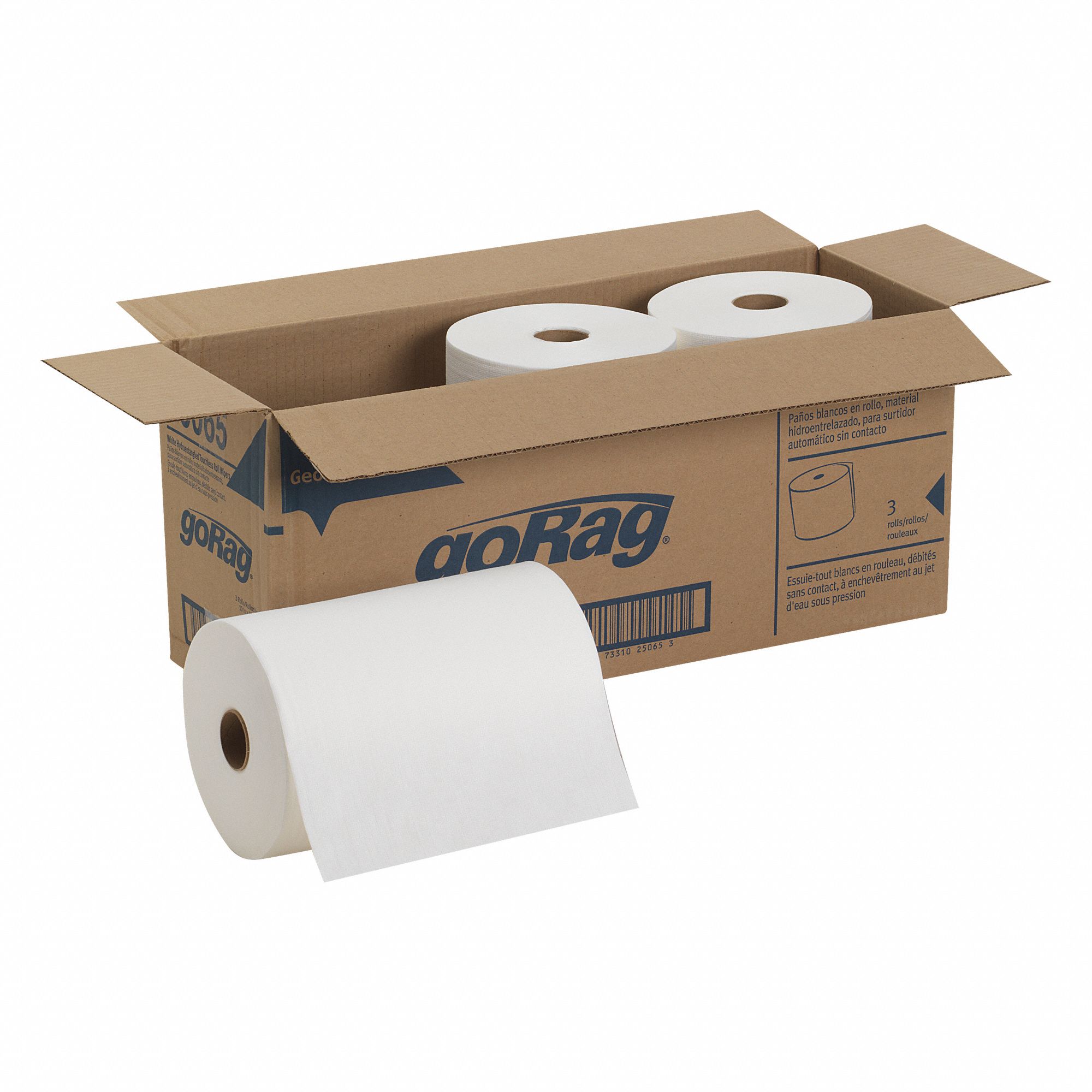 DIXIE Dry Wipe Roll, goRag®, Various, Number of Sheets Various, White ...