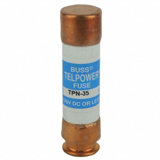 BUSSMANN, TPN Series, Fast-Acting, Telecom Protection Fuse - 4CZ19|TPN ...