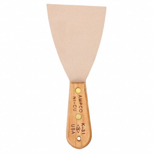 AMPCO, Bld. Mat. Nickel Copper, Hdl. Mat. Wood, Putty Knife - 4CZ74|K ...