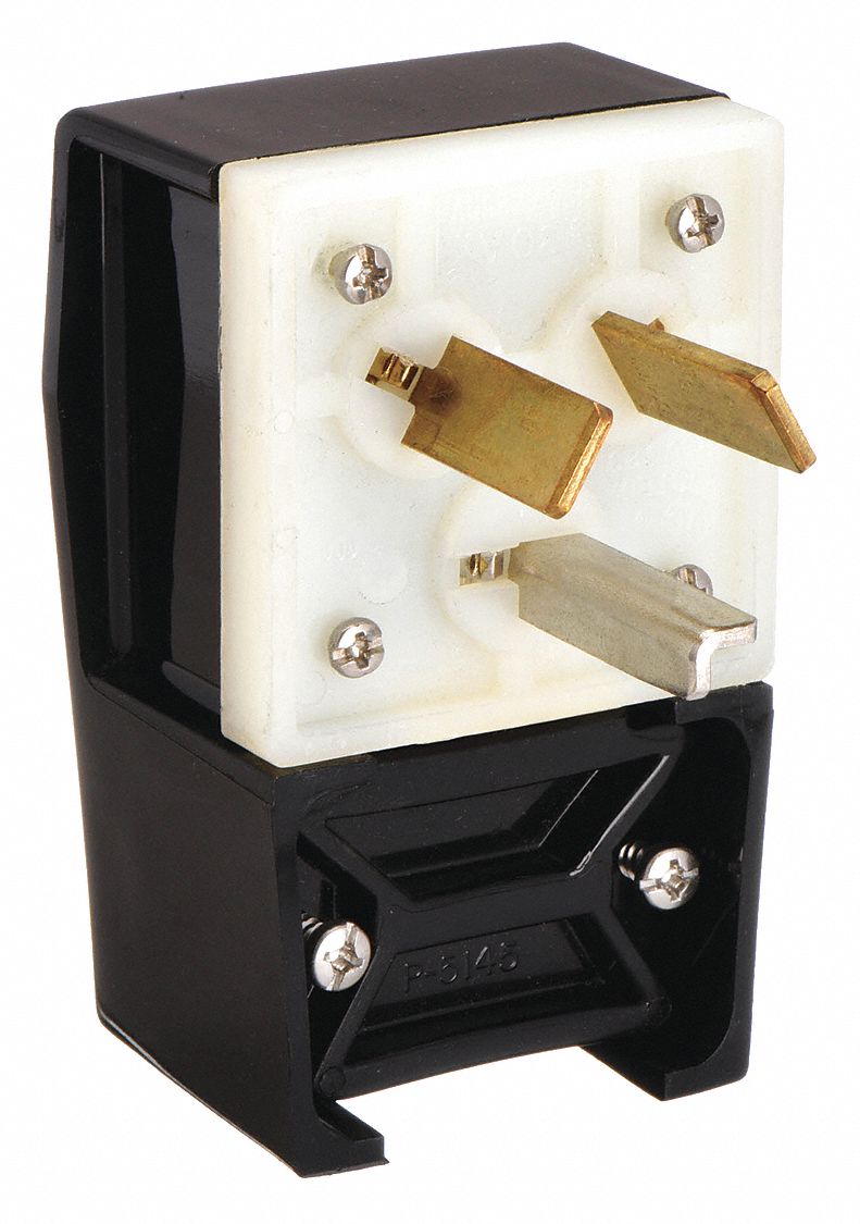 10-30P, 30 A, Angle Straight Blade Plug - 4D086|HBL9333 - Grainger