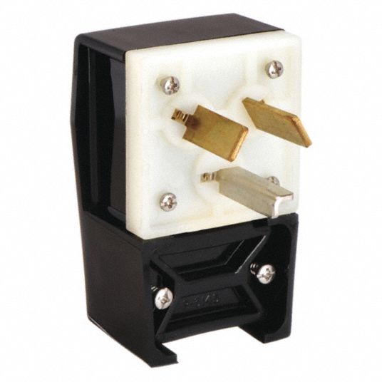 10-30P, 30 A, Angle Straight Blade Plug - 4D086|HBL9333 - Grainger