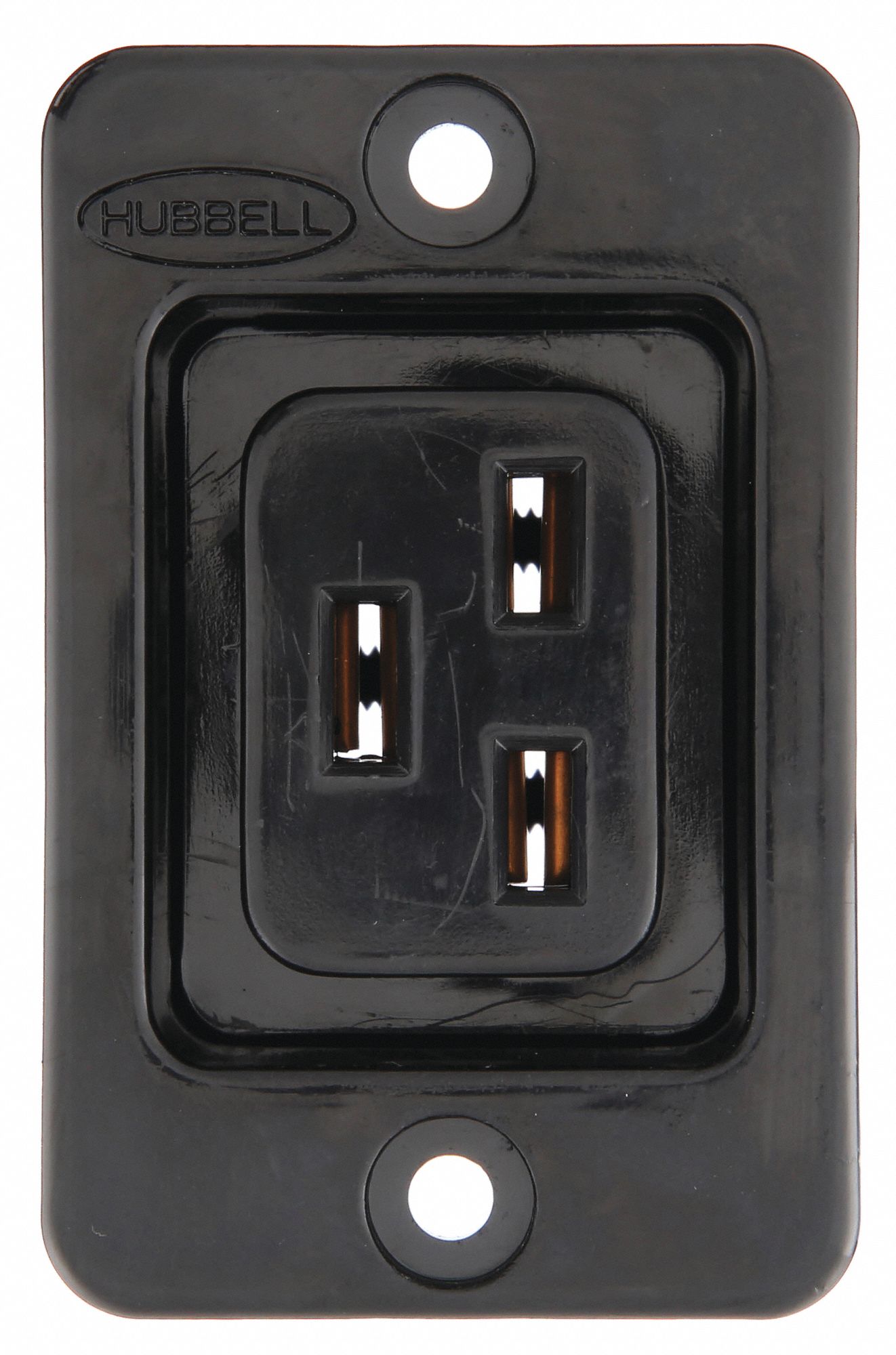 HUBBELL, Single, 250V AC, Receptacle - 4D260|H320R - Grainger