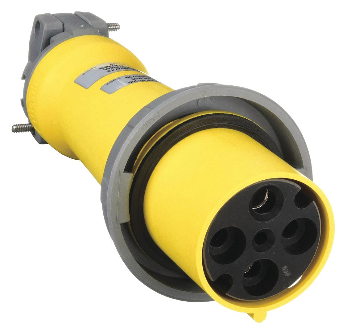 100 A, 125/250V AC, Pin and Sleeve Connector - 4D342|M4100C12R - Grainger