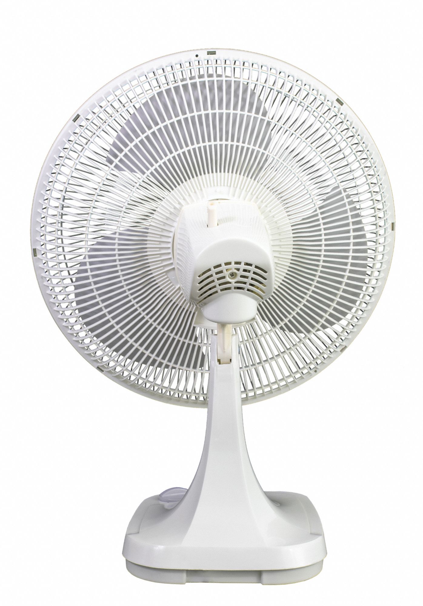 AIR KING Desk Fan: 12 in Blade Dia, Oscillating, 3 Speeds, 620/780/930 ...