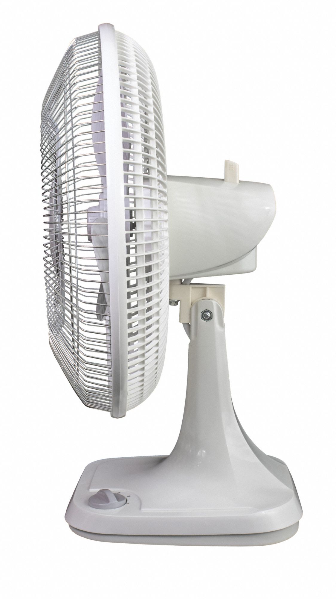 AIR KING Desk Fan: 12 in Blade Dia, Oscillating, 3 Speeds, 620/780/930 ...
