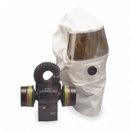 MSA PAPR System, Includes Blower, Battery, Hood, Breathing Tube, Belt ...