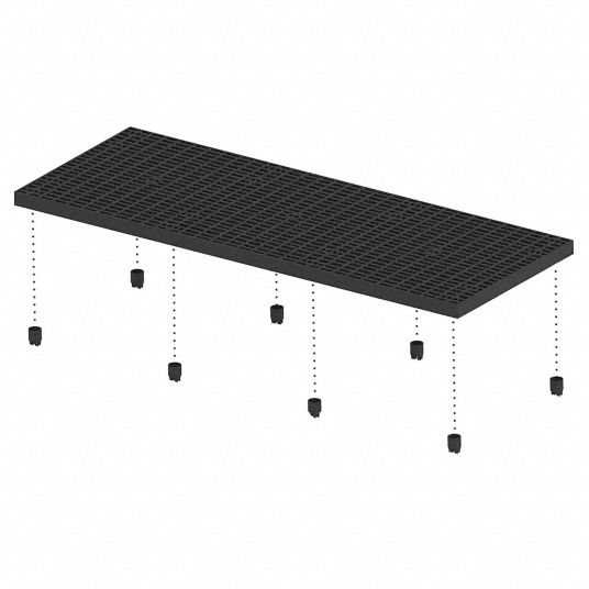 Work Platform Add On Unit, Molded Plastic - Grainger