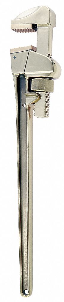 AMPCO, Aluminum, 3 3/16 in Jaw Capacity, Pipe Wrench - 4DC09|W-213AL ...