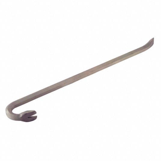 AMPCO Crow Bar: Claw/Wedge End, 36 in Overall Lg, 7/8 in Bar Wd, 1 11/ ...