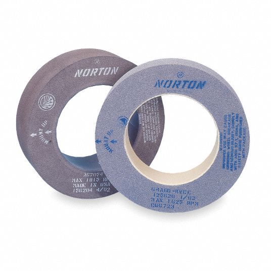 NORTON, Type 1, 20" x 8" x 12", Straight Grinding Wheel - 4DDV8 ...