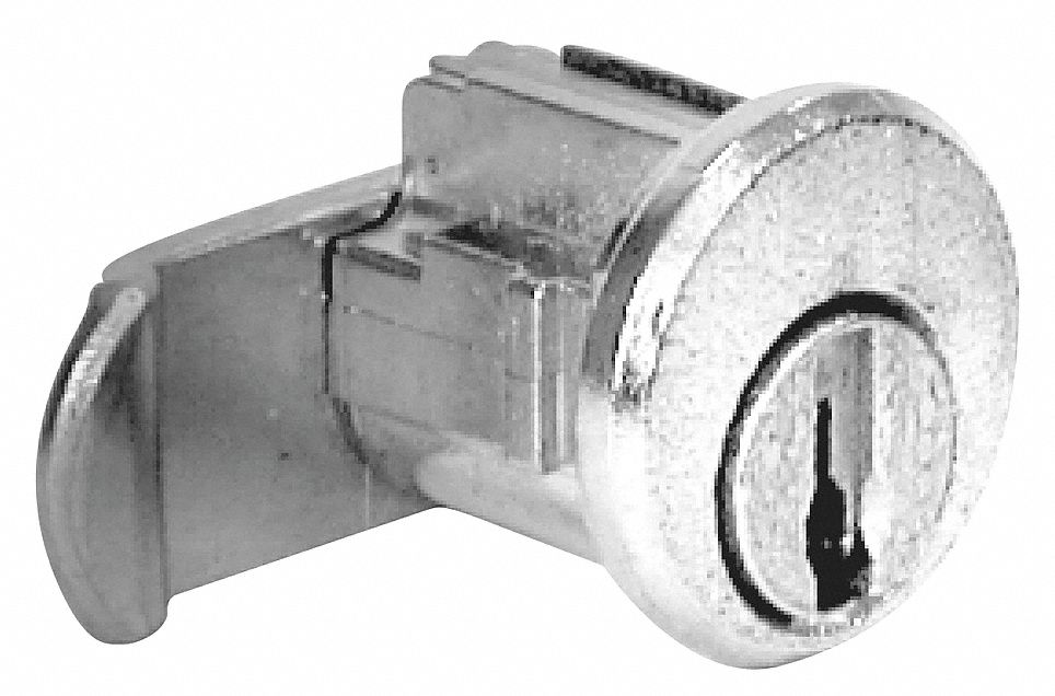 Standard Keyed Cam Lock, Key Different - Grainger