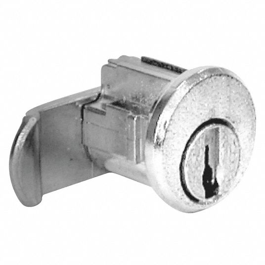Standard Keyed Cam Lock, Key Different - Grainger