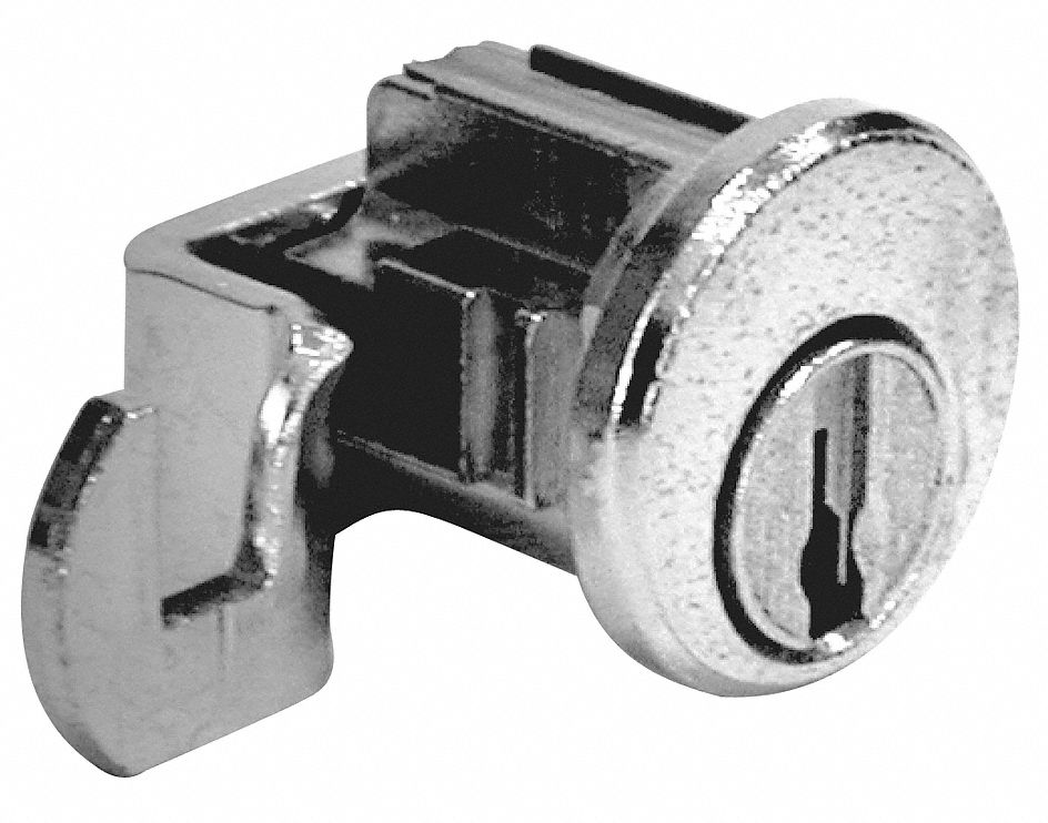 Standard Keyed Cam Lock, Key Different - Grainger