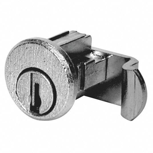 Standard Keyed Cam Lock, Key Different - Grainger