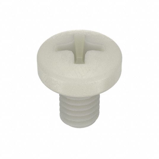 Machine Screw,M4x0.70x6mm,Natural,25PK - Grainger