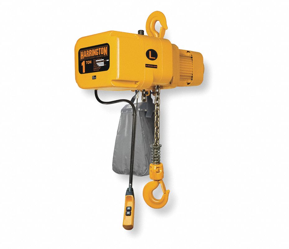 HARRINGTON Polipasto Eléctrico de Cadena, 4000 lb., Elevación del ...