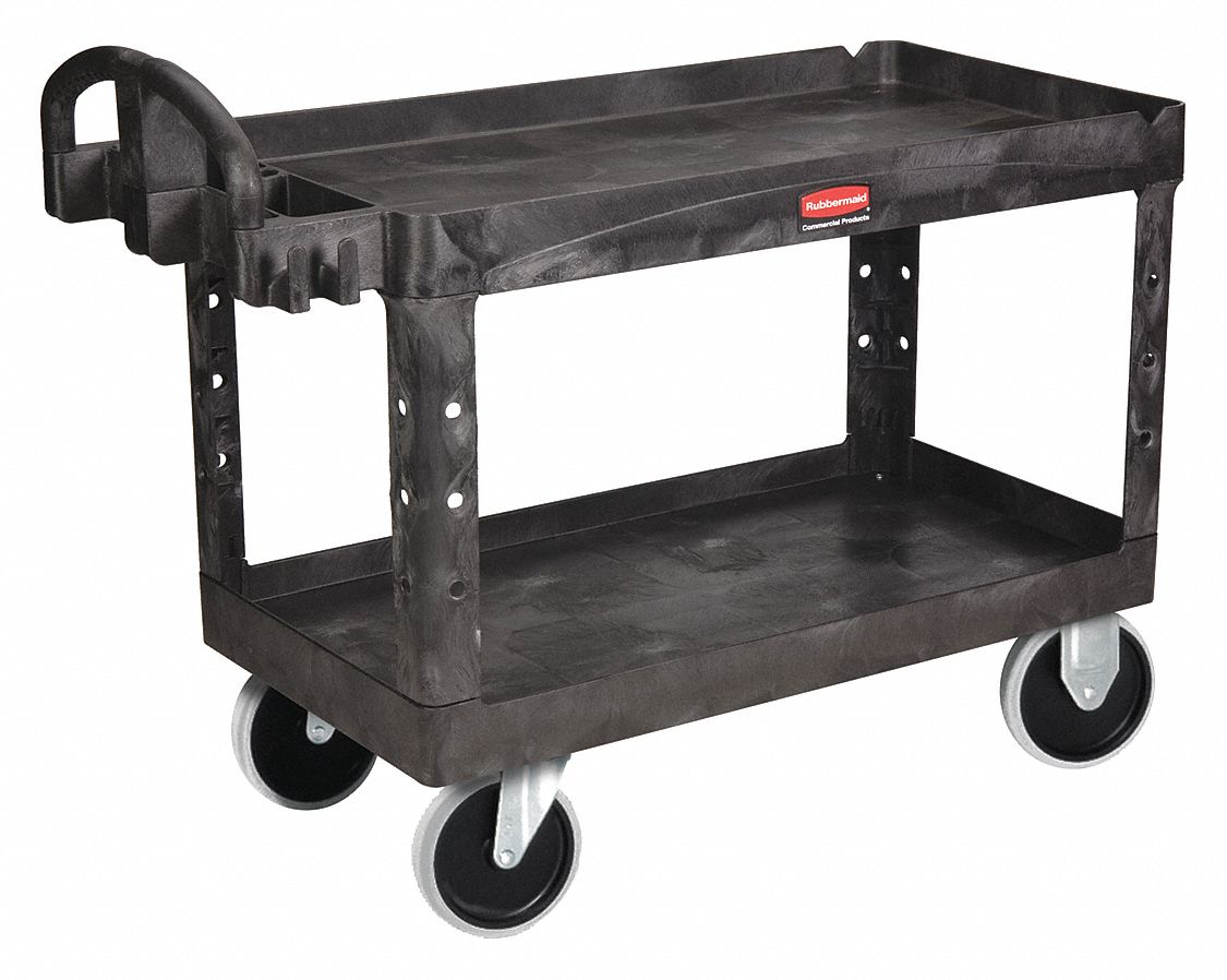RUBBERMAID COMMERCIAL PRODUCTS, 750 lb Load Capacity, Utility Cart with ...