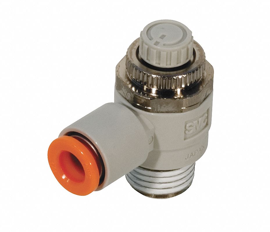 SMC Válvula de Control d/Velocidad,10mm,Lat. - Controles de Velocidad para Cilindro de Aire ...