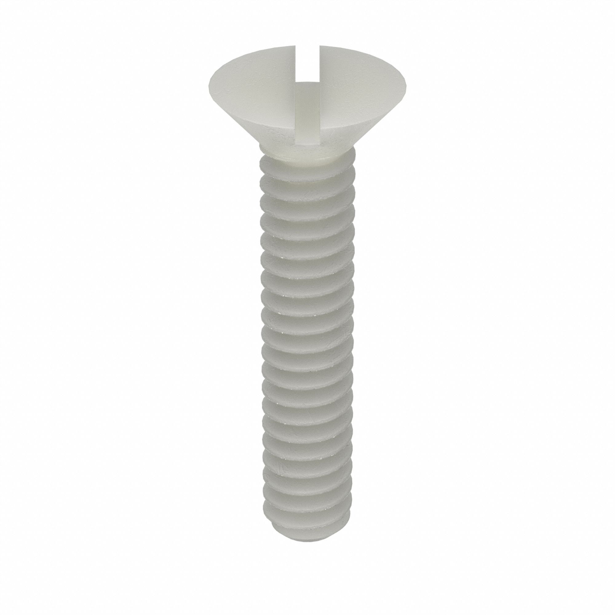 APPROVED VENDOR MACHINE SCREW, #6-32 THREAD SIZE, 21/32 IN L, NYLON ...